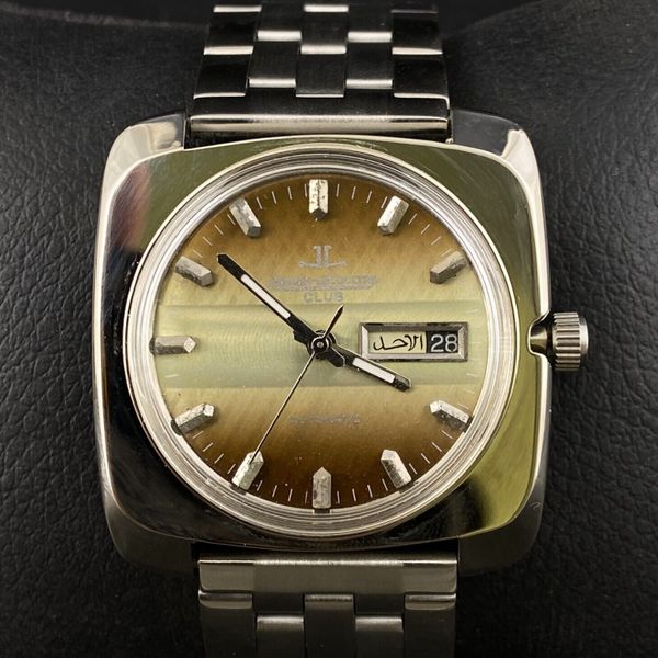 Vintage Swiss Made Jaeger Automatic Day Date Men's Wrist Watch ...