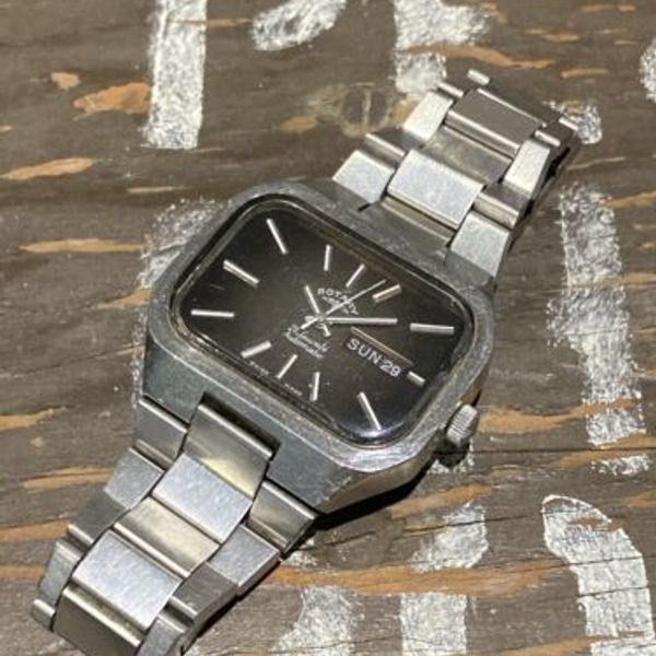 Retro Rotary Automatic Watch 21 Jewels Square | WatchCharts Marketplace