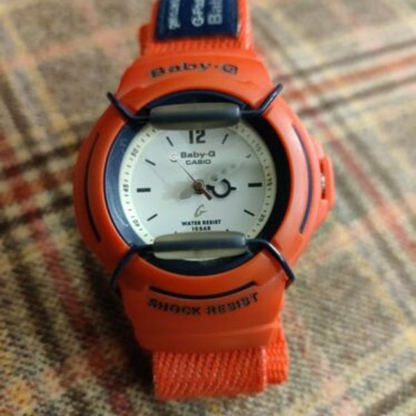 Fab Casio Baby-G 'G Faddy' Red Shock Resist Watch | WatchCharts Marketplace