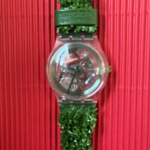 SWATCH CLUB 1997 LIMITED EDITION GARDEN TURF WATCH. SKZ103 ...