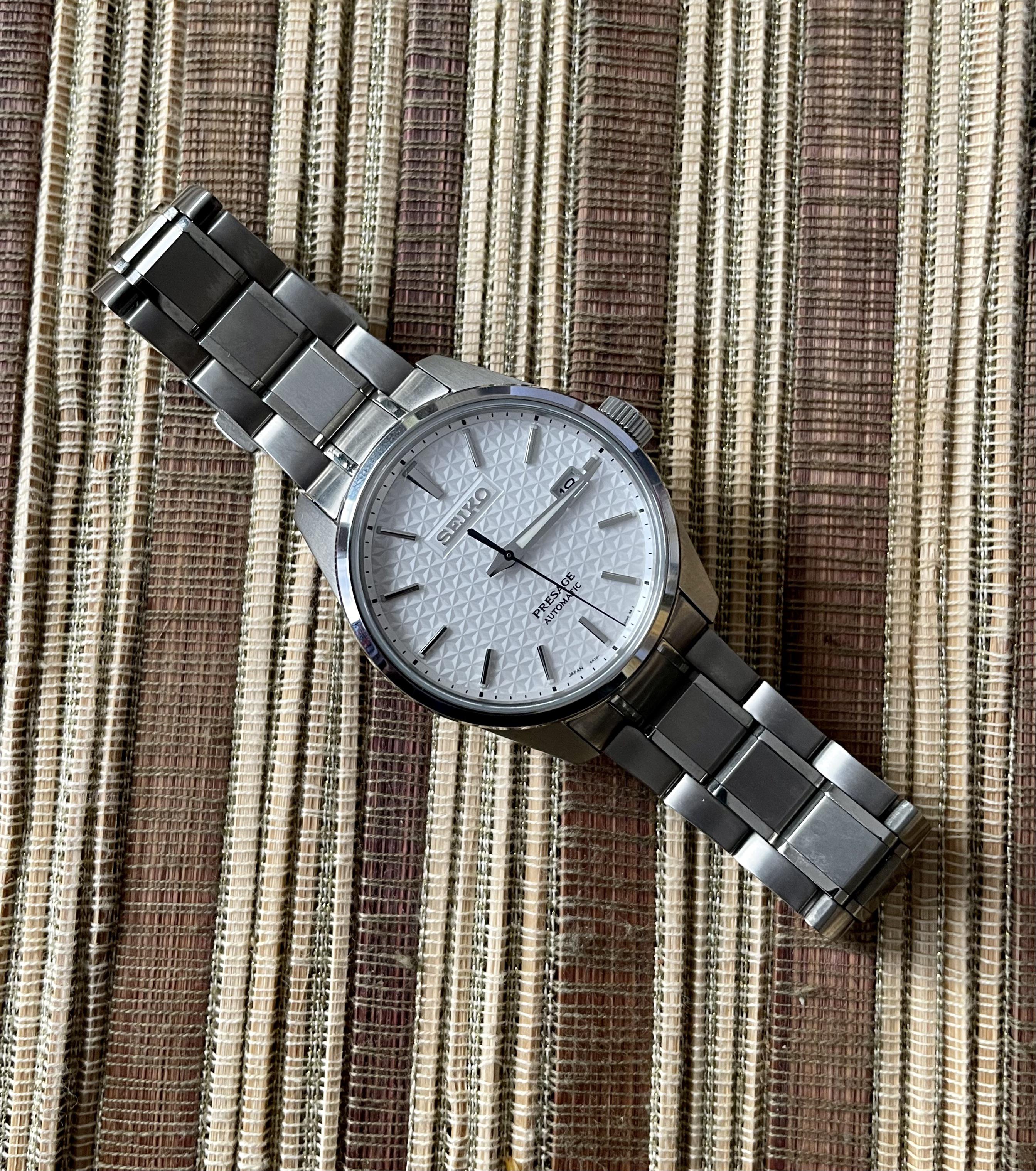 [WTS] Seiko Presage Sharp Edge Shironeri White REF SARX075 (SPB165 ...