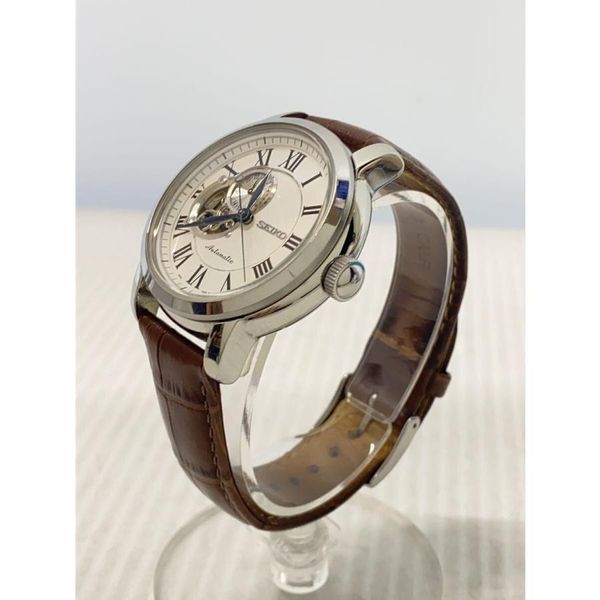 SEIKO Skeleton Automatic Open Heart Automatic Watch 4R39-00K0 ...