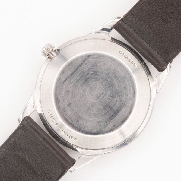 Vintage Hamilton Sea Ruler Stainless Steel Wristwatch, Runs & Keeps ...