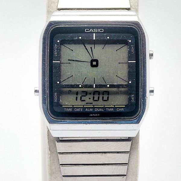 90s Ultra Vintage James Bond Casio Ana Digi 187 AE-70 Japan ...