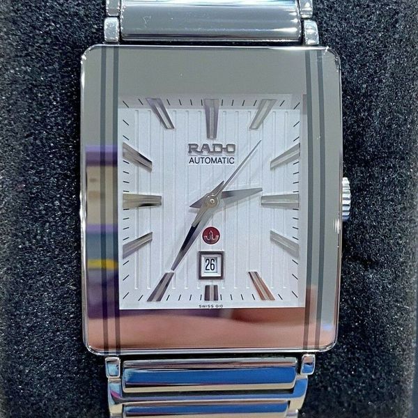Rado DiaStar Integral Automatic White Dial Men's Watch w/ Case Free ...