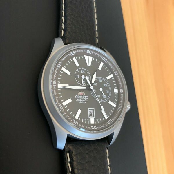 Orient Defender Automatic Watch Grey Hardly Worn Model FET0N002K0 ...