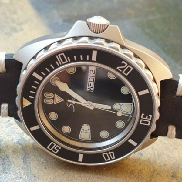 Vintage Diver Swiss Quartz-Nautilus 1000m SuperPro Titanium with Sense ...