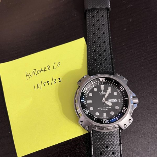 [WTS] Vintage Casio MD-703 200m Diver Titanium | WatchCharts Marketplace