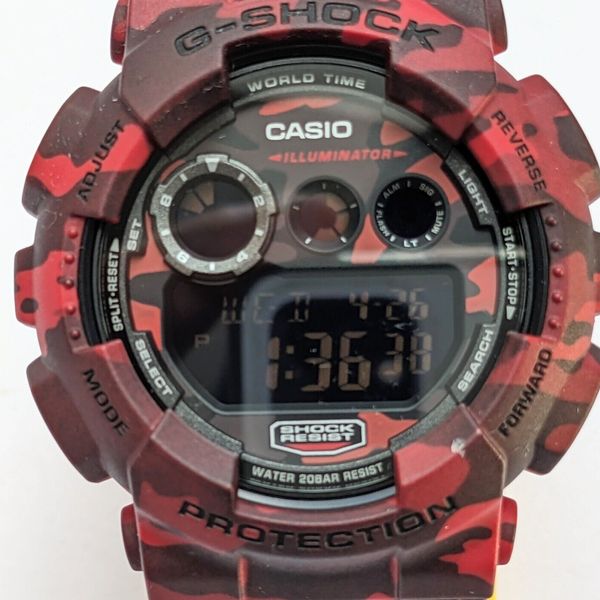 Casio G Shock GD-120CM-4ER Men's Digital Watch Camouflage Series ...