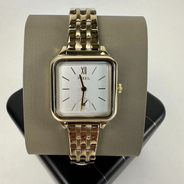 NWT Fossil Women's Colleen Three-Hand Gold-Tone Stainless Steel Watch ...