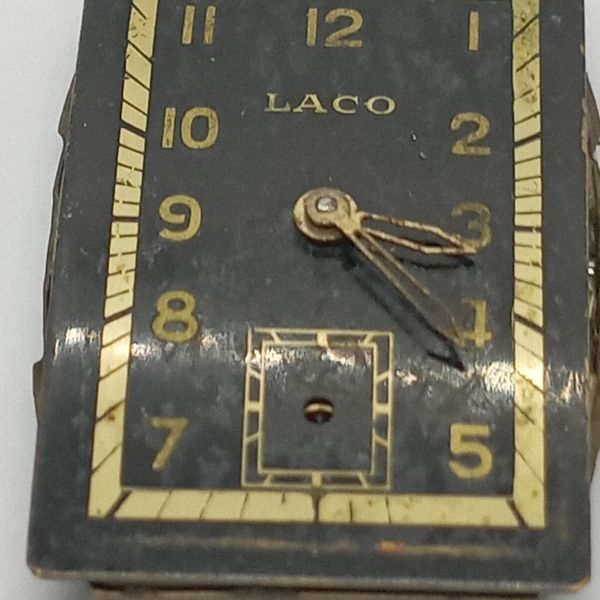 VINTAGE Military Tank Laco Watch MVT 550 DUROWE 7.75x11''' From 1945 ...