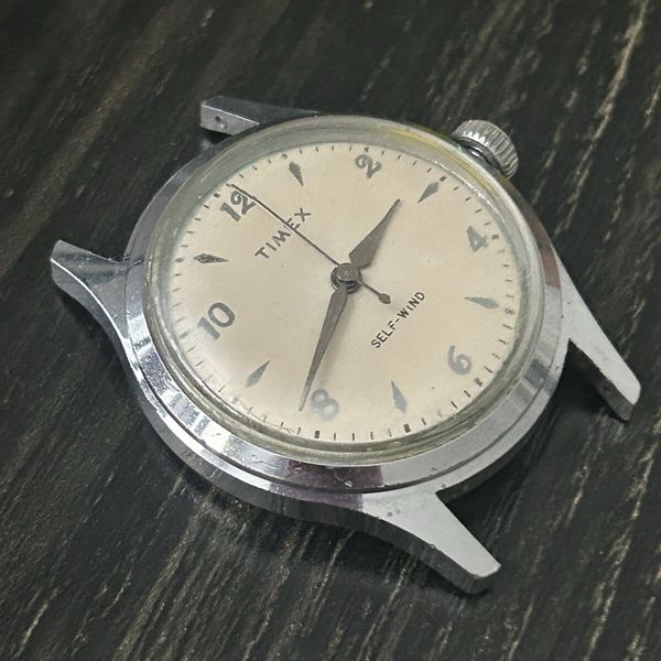 1957 Timex Self Wind 1950s Vintage Mechanical Automatic Watch | WatchCharts Marketplace