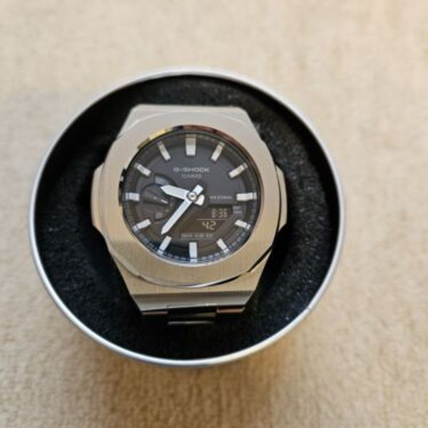 Casio G Shock GA 2100-1AER Casioak Nautilus Mod - NEW | WatchCharts ...