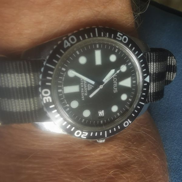 Lorus By Seiko Military Style Watch. Brand New NATO Strap Excellent ...