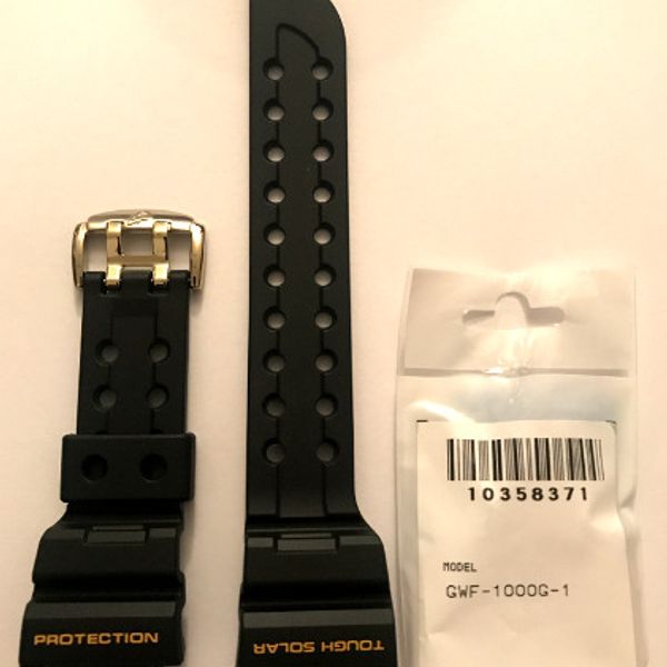 [Watch belt, band] Casio G-SHOCK GWF-1000G-1 Rubber band Genuine belt ...