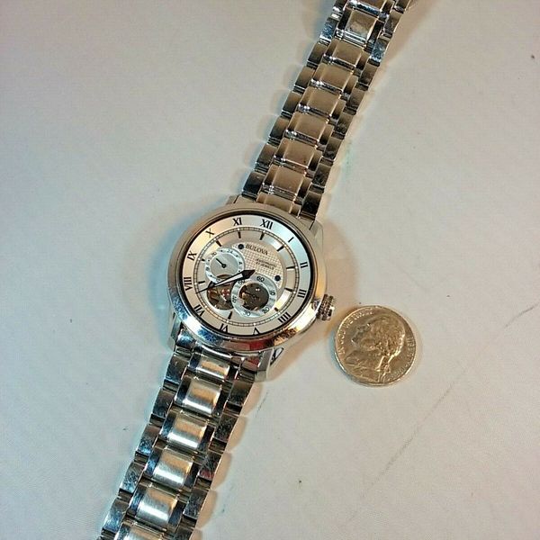 BULOVA B4 Automatic 21 Jewels Skeleton Dual Aperature Men's Watch 96A118 | WatchCharts Marketplace