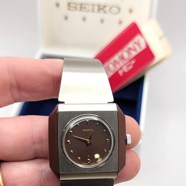 Vintage NOS Tomony Seiko Manual Wind Ladies watch with original box ...