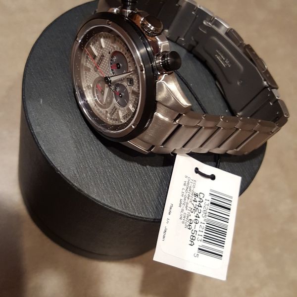fs - NEW Citizen * TITANIUM * on bracelet CA4240-58A chrono CHRONOGRAPH ...