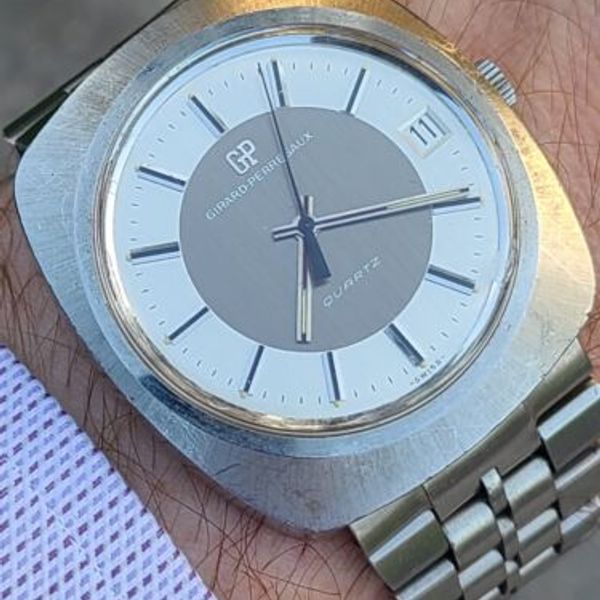 Vintage Girard-Perregaux Quartz Stainless Watch ORIGINAL BRACELET Ref ...