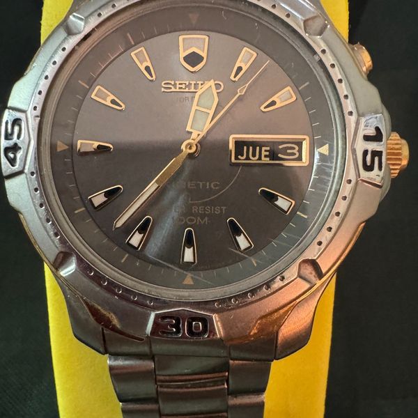 Seiko 5 Sports Men's Black Watch - SNKK71 | WatchCharts Marketplace