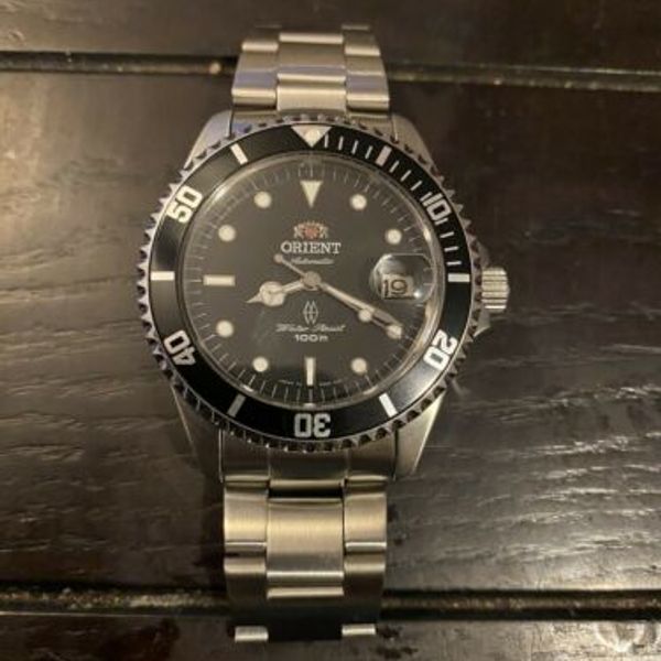Orient Automatic Submariner Homage Mens Diver Watch CER00007B Sapphire ...