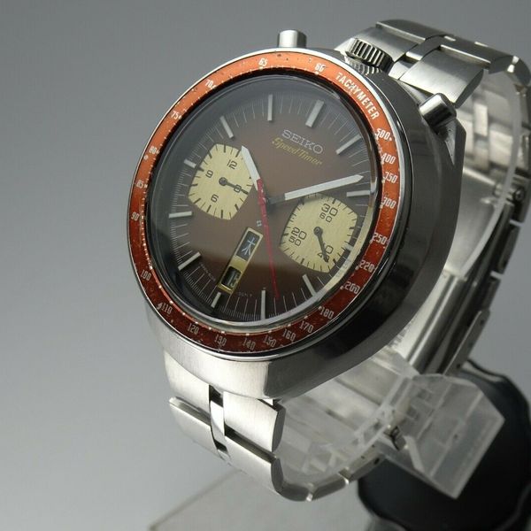 Vintage 1977 JAPAN SEIKO SPEED-TIMER 6138-0040 21Jewels Automatic ...