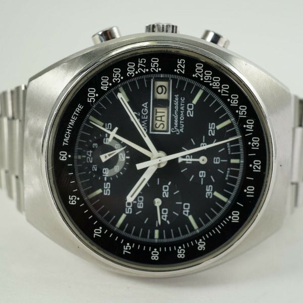 OMEGA SPEEDMASTER AUTOMATIC 176.0012 CHRONOGRAPH, 24HR HAND,DATE ...
