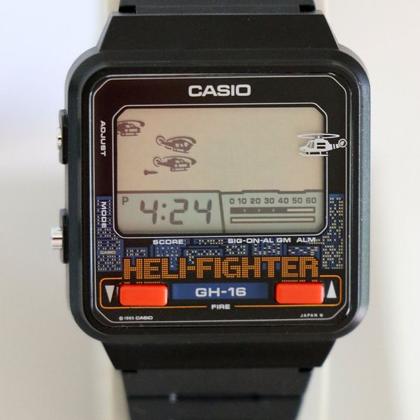 Casio GH-16 Heli-Fighter Game Watch 498 â Excellent Condition - Fully ...