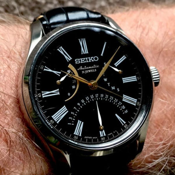 Awesome Seiko Presage Double Retrograde Urushi Dial 6R24-00F0 SARD011 ...