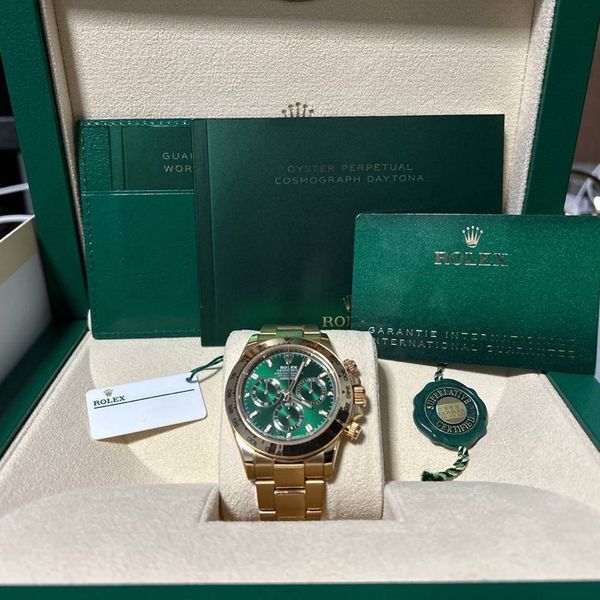 ROLEX JOHN MAYER FULL GOLD GREEN DIAL | WatchCharts Marketplace
