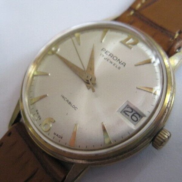 Vintage Perona Gentleman's 17 Jewel Watch - Superb | WatchCharts ...