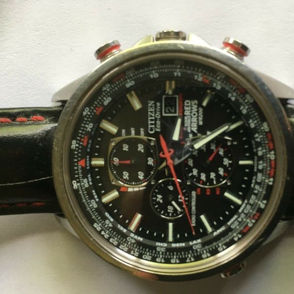 Citizen Eco-Drive Red Arrows Chronograph A-T (AT8060-09E) Market Price ...