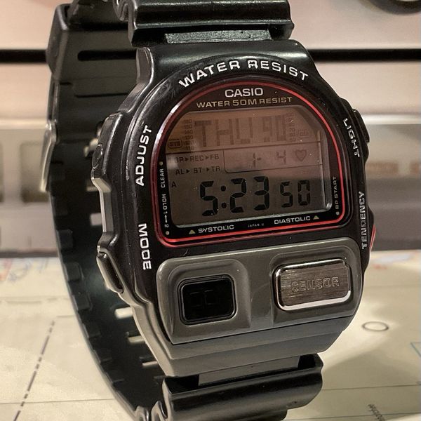 **NICE** Casio Blood Pressure Monitor BP-100 Digital Vintage Menâ s ...