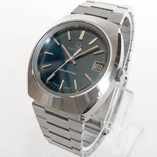 Rare Vintage Certina ESA Dynotron 9157 Electronic Hybrid Mechanical ...