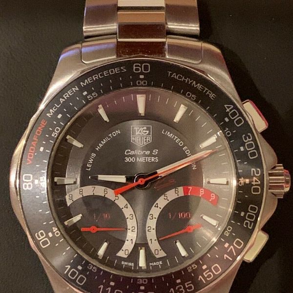 TAG Heuer CAF7114.BA0803 Aquaracer Calibre S - Lewis Hamilton Limited ...
