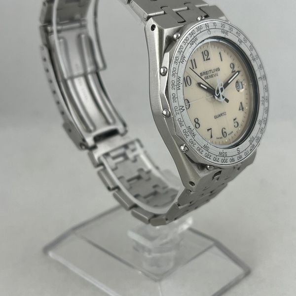 Wristwatch Breitling Tabarly Quartz with Date and Original Strap ...