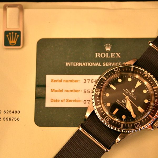 Full-Spec British military issue Rolex Submariner "MilSub" 5513 ...