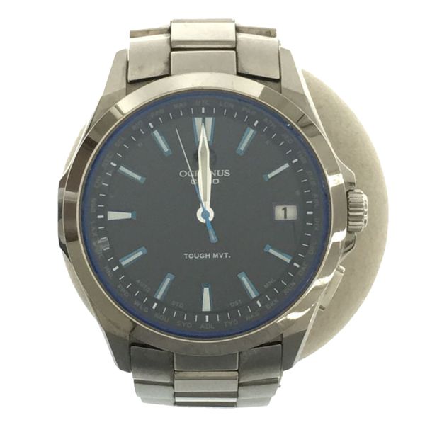 [Used] CASIO Solar watch/Analog/--/Blue/Silver/OCW-S100-1AJF [Clothing ...