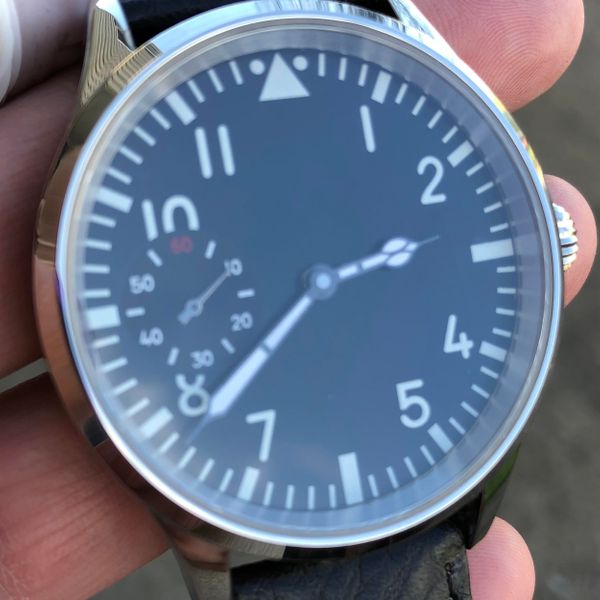 [WTS] 1973 Caravelle 16OC Pilot Pocket Watch Conversion. Sapphire front ...