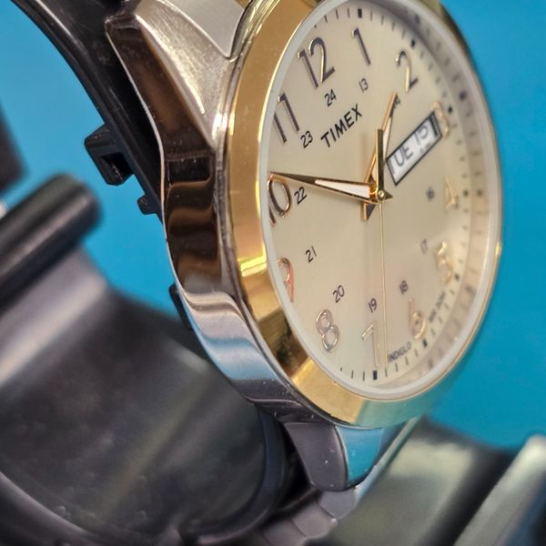 Working Timex Indiglo South Street 24-Hour Dial Men's Calendar ...