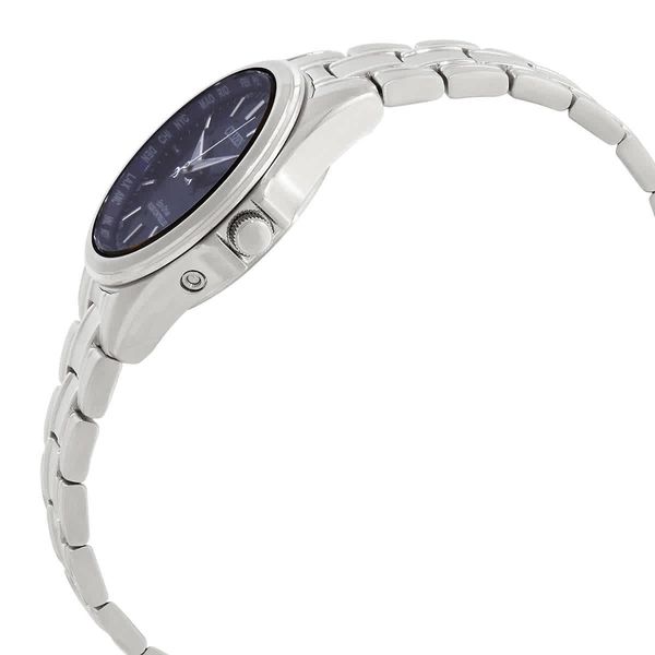 Citizen Eco-Drive Perpetual World Time Blue Dial Ladies Watch EC1180 ...