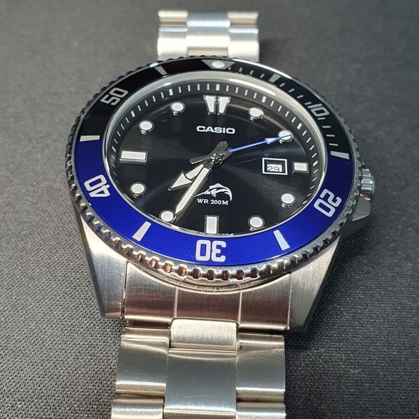 CASIO Duro (Marlin) | MDV106 | Men's Dive Watch | 200m | Blue/Black ...