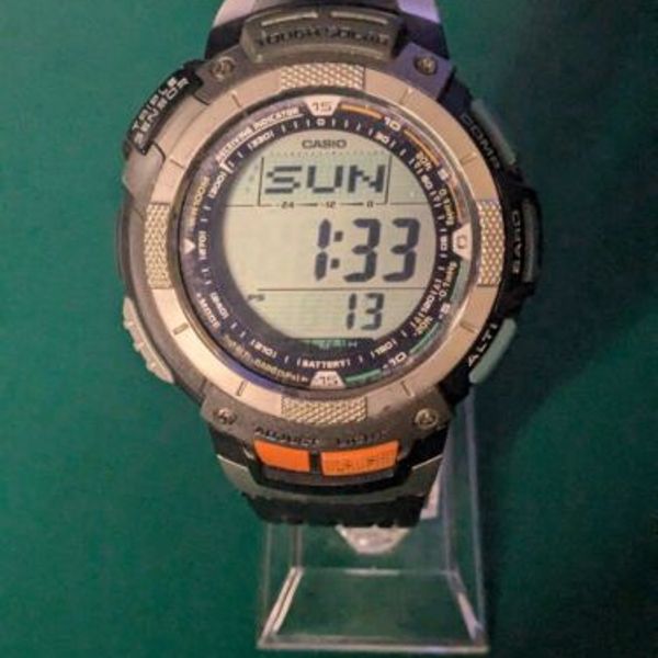 Casio Pathfinder ProTrek Men's Atomic Watch PAW-1100 3043 Triple Sensor | WatchCharts Marketplace