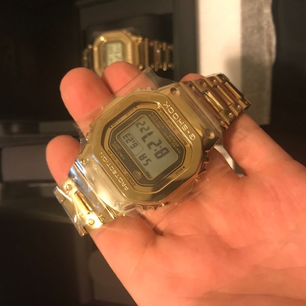 FS: BNIB Casio G-Shock 35th Anniversary GOLD GMW-B5000 TFG-9 | WatchCharts