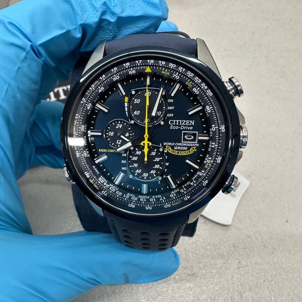 Citizen Eco Drive Blue Angels World Chronograph Men's Watch AT8020-03L ...