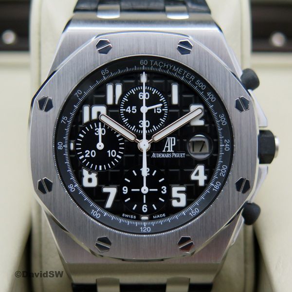FS: Audemars Piguet 25721ST ROYAL OAK OFFSHORE CHRONOGRAPH BLACK DIAL ...