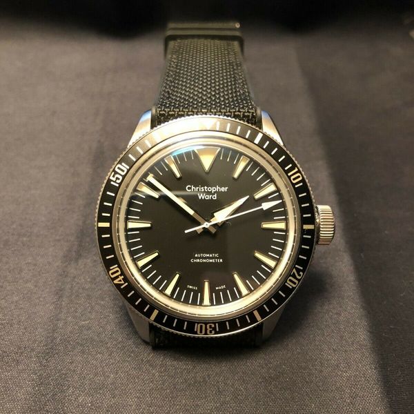 Christopher Ward C65 Dartmouth Automatic Watch Black | WatchCharts ...