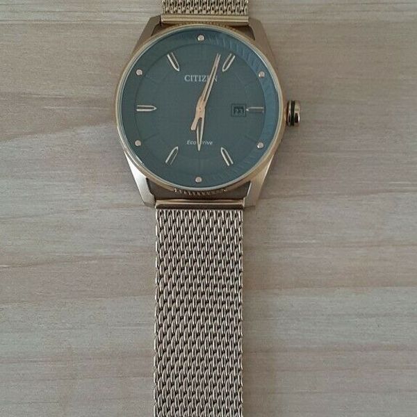 Citizen CTO Eco-Drive Movement E111-S108675 Grey Dial Men's Watch Gold ...