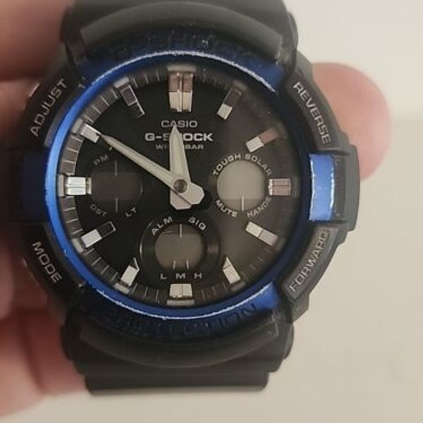 Casio G-Shock WR20BAR GAS-100 5445 Men's Watch - Blue | WatchCharts Marketplace