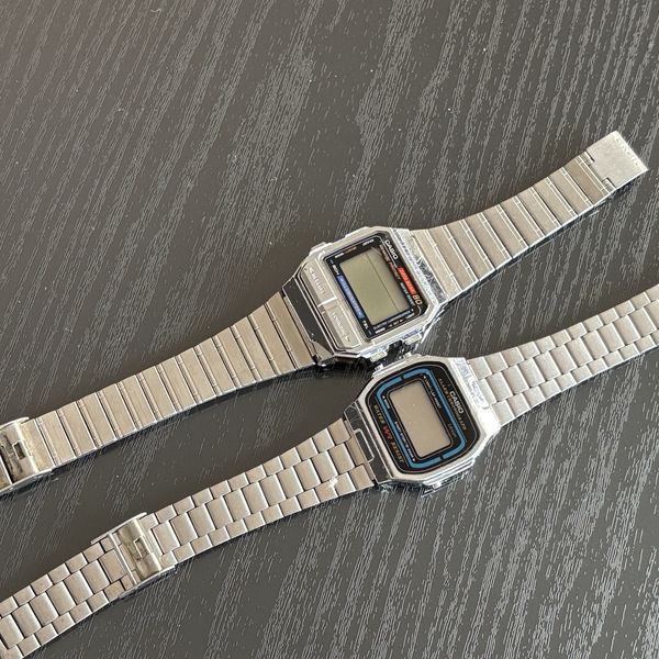 Vintage Casio Digital Watch Lot for Parts/Repair - Data Bank 80, A164W ...